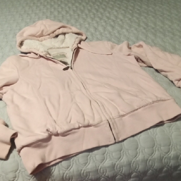 GreenTea | Jackets & Coats | Greentea Soft Pink Fleece Jacket Zip Up ...